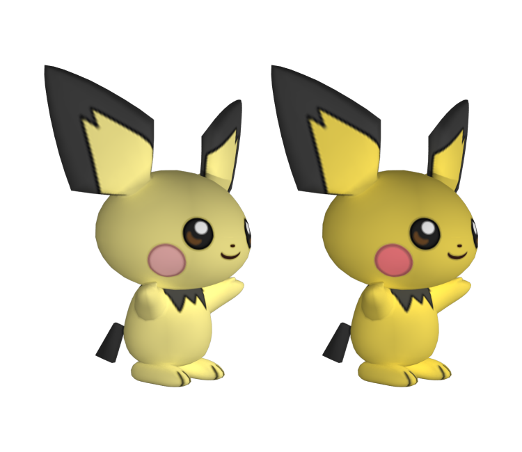 Pichu (Pokemon) Free 3D Model - .dae .fbx - Free3D