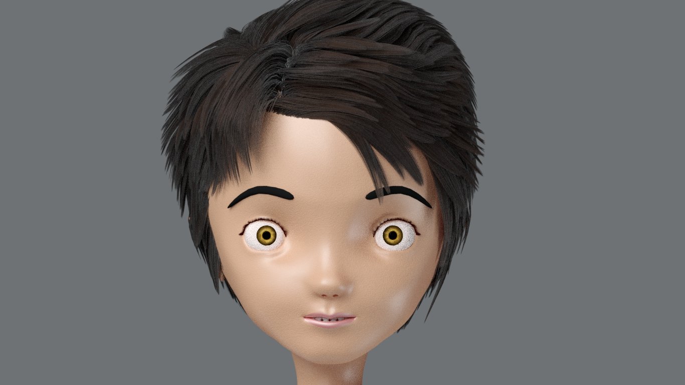 Anime character high Free 3D Model - .3ds .obj .blend .fbx - Free3D