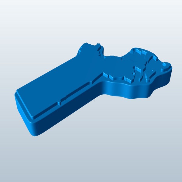 Shape of Massachusetts v1 Free 3D Model - .obj .stl - Free3D