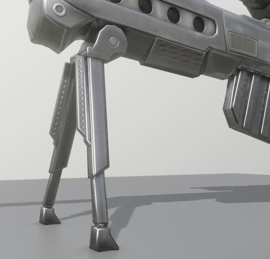 KSR28 Sniperrifle Blender 2-82a Version Free 3D Model - .textures .stl ...