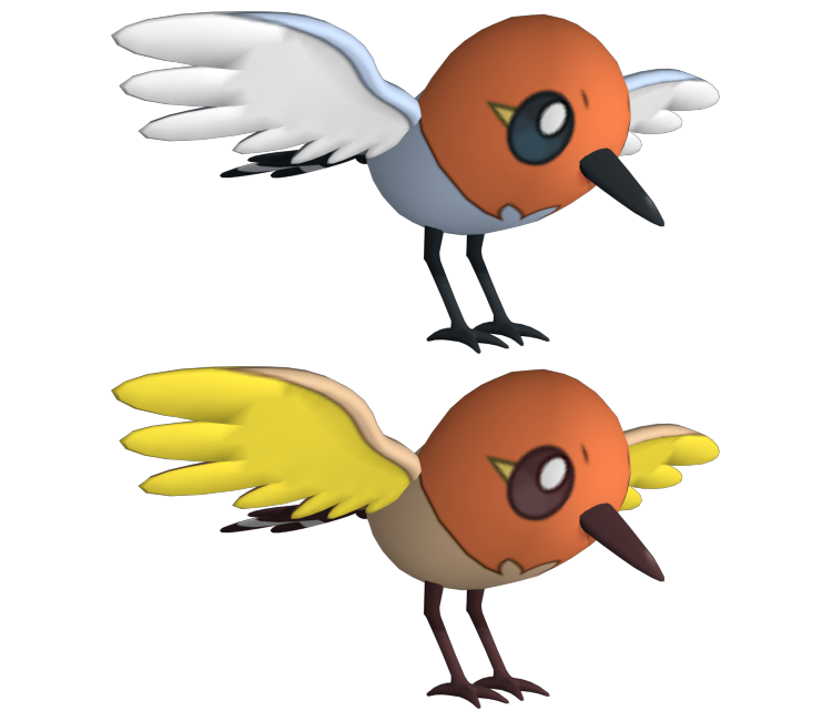 Fletchling (Pokemon) Modelo 3D gratis - .dae .fbx - Free3D