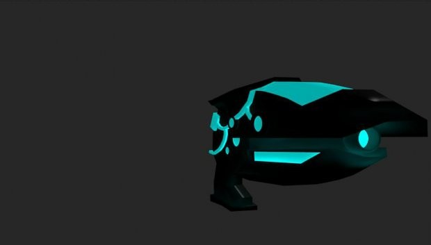 Tron Gun Free 3D Model - .3ds .obj .blend .fbx .mtl - Free3D