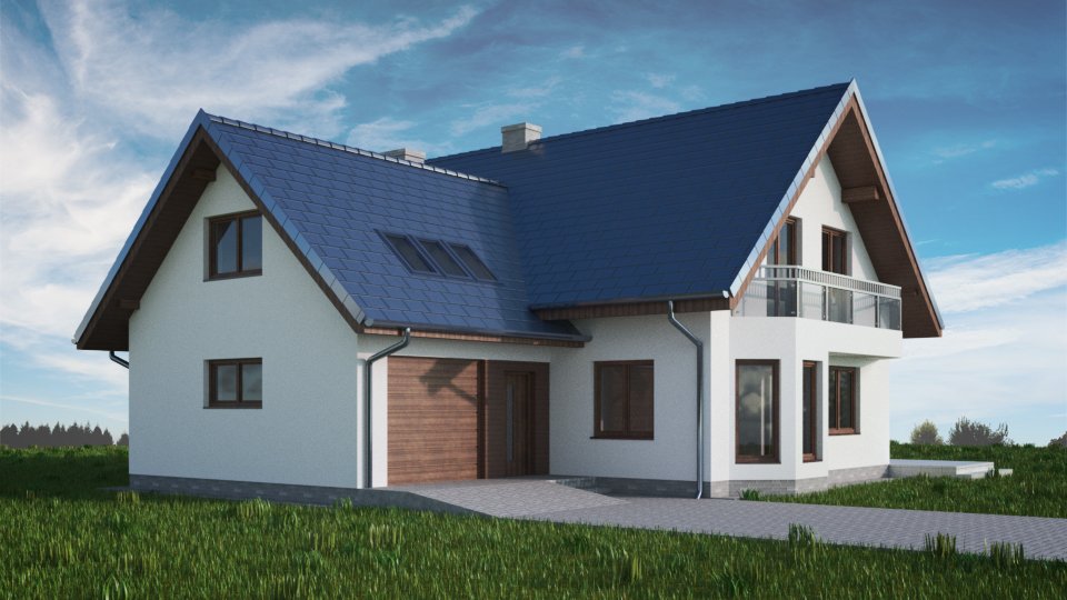 House 10C2 Free 3D Model - .obj .blend .fbx - Free3D