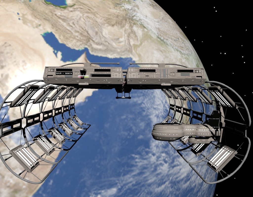 Space Dock NAR30974 Free 3D Model - .obj - Free3D