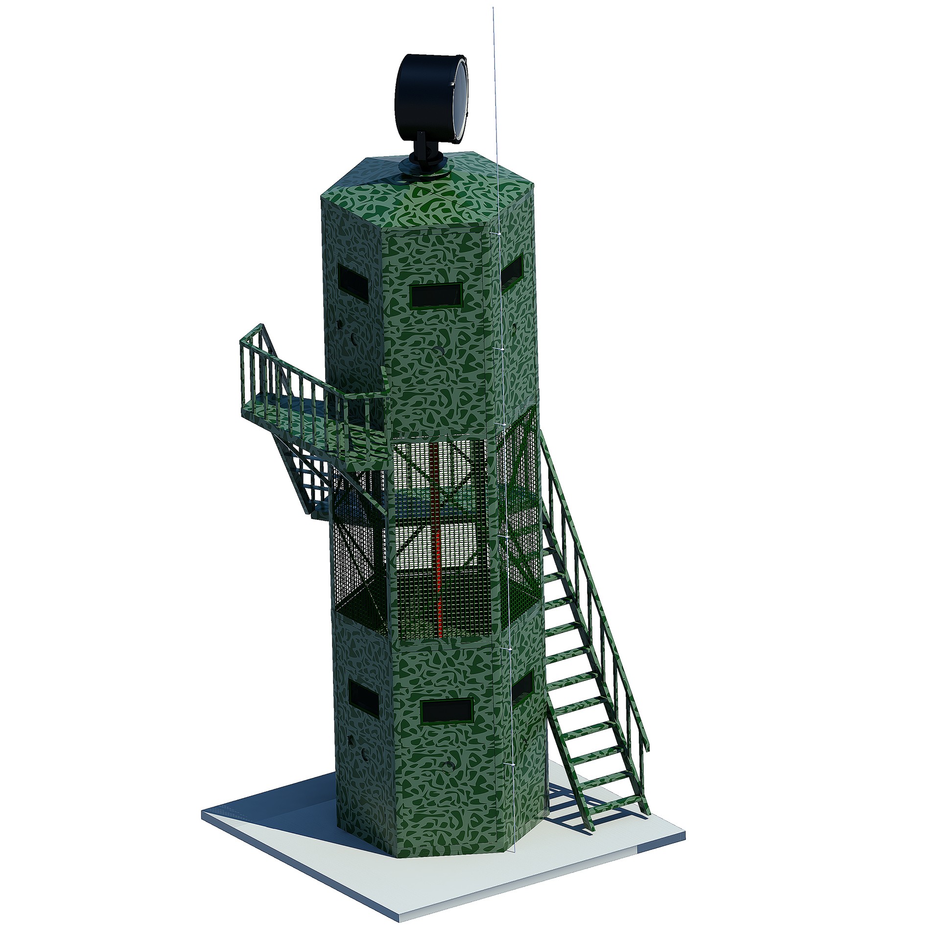 Observation Tower Free 3D Model - .max .obj - Free3D