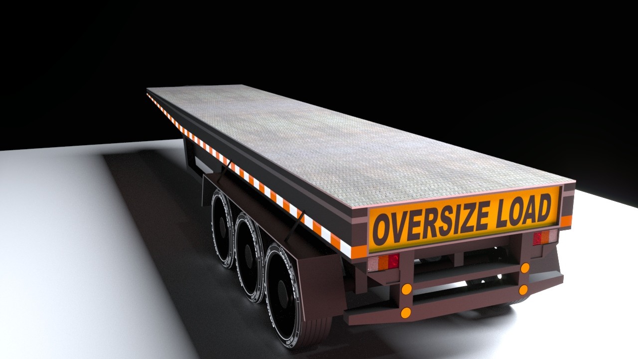 Truck Trailer Free 3D Model - .c4d - Free3D