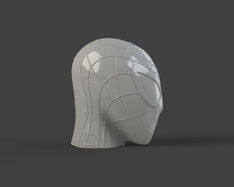 Spiderman Head Free 3D Model - .stl - Free3D