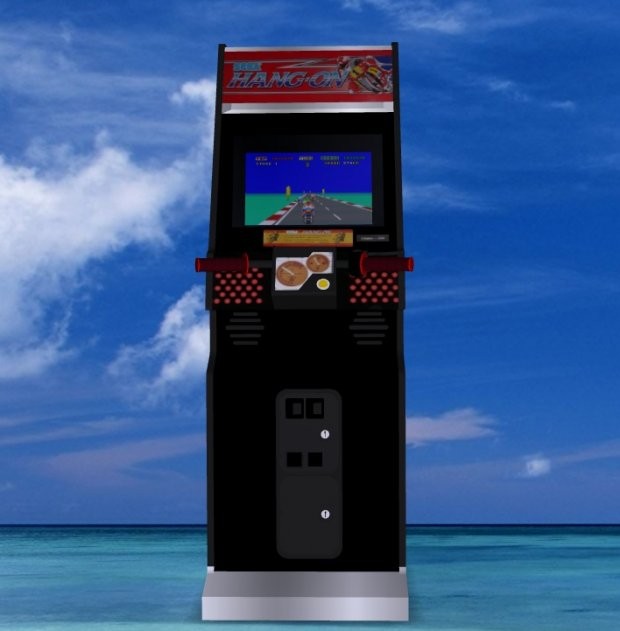 Hang On - Upright Arcade Machine Free 3D Model - .3ds - Free3D