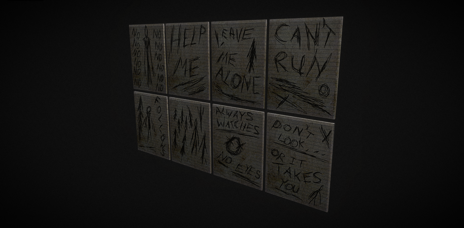 Pages from SlenderMan Free 3D Model - .fbx - Free3D