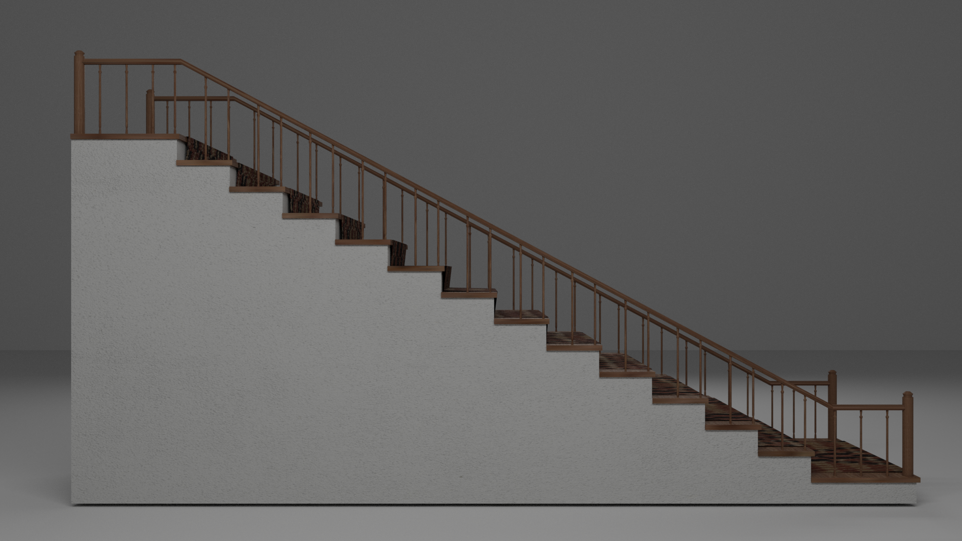 Stairs Free 3D Model - .obj .fbx - Free3D