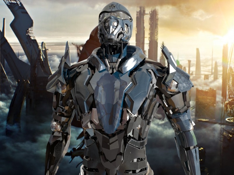 Robot Android Modelo 3D gratis - .max - Free3D