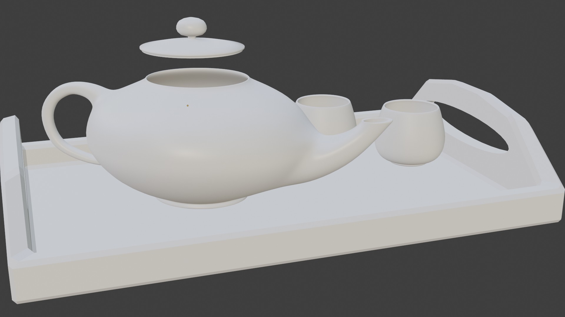 Teapot set Free 3D Model - .blend .obj .stl - Free3D