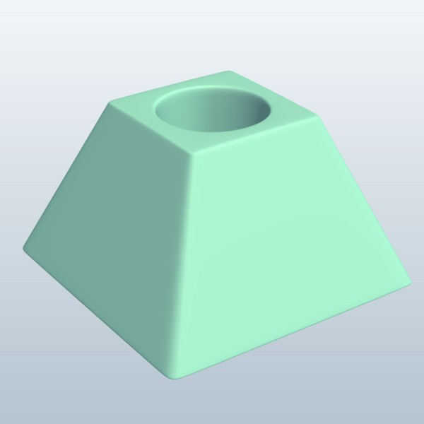 Truncated Pyramid v1 Free 3D Model - .obj .stl - Free3D