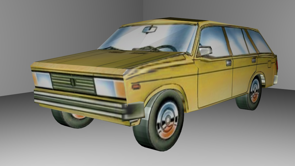ВАЗ-2104 Жигули-4ка Бесплатная 3D Модель - .blend - Free3D