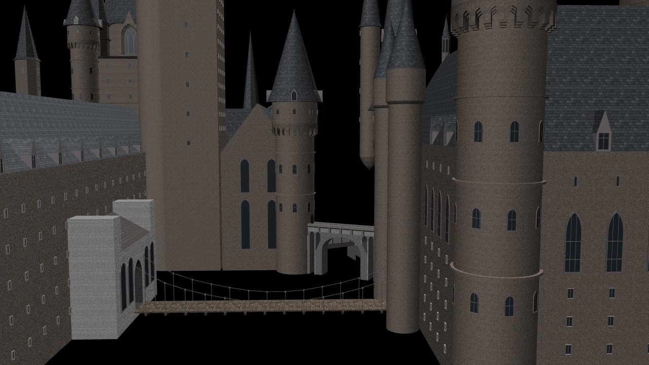 Hogwarts Free 3D Model - .3ds .obj .lwo .lws - Free3D