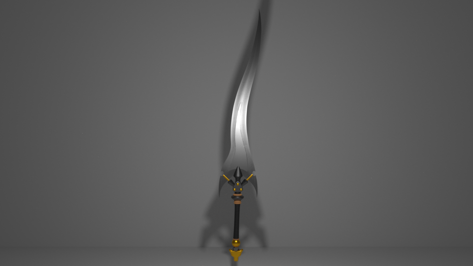 Fantasy Sword Free 3D Model - .fbx - Free3D