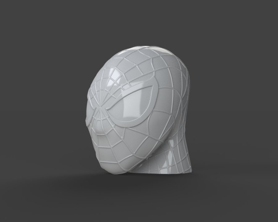 Spiderman Head Free 3D Model - .stl - Free3D