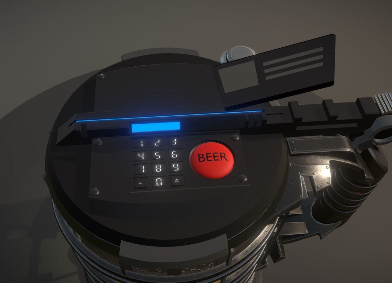 Infinite Beer Mug From The Future Free 3D Model - .blend .obj .3ds .dae ...