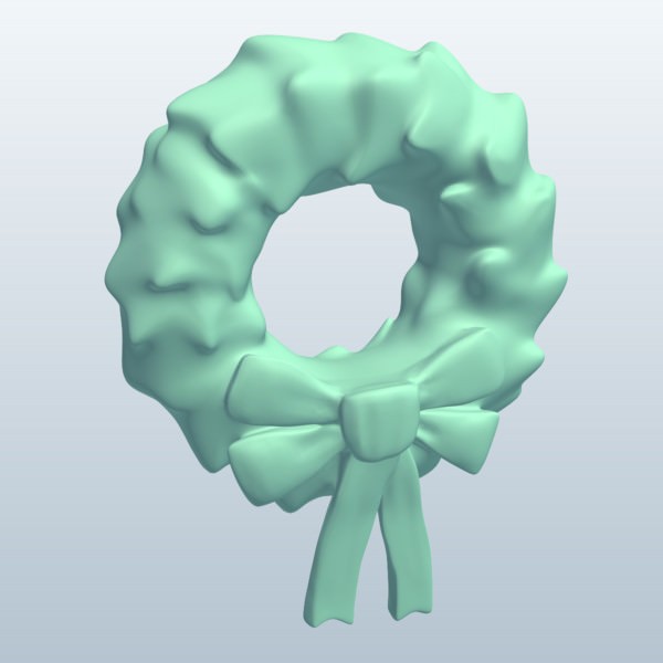 Wreath v3 Free 3D Model - .obj .stl - Free3D