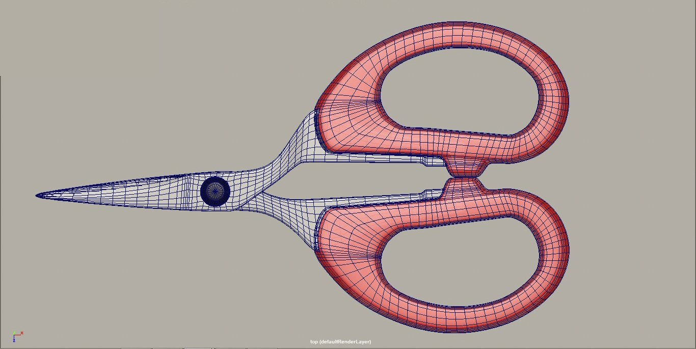 Scissor Free 3D Model - .ma .mb .fbx - Free3D