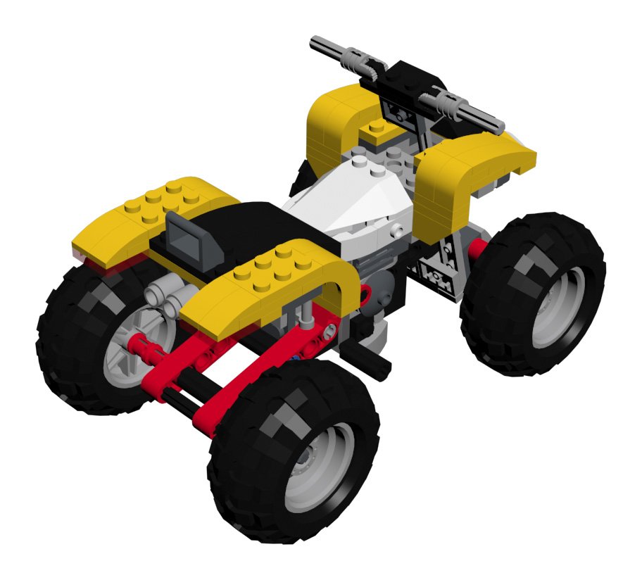 Lego 31022 Turbo Quad [A] Free 3D Model - .3ds .dae .max .fbx - Free3D