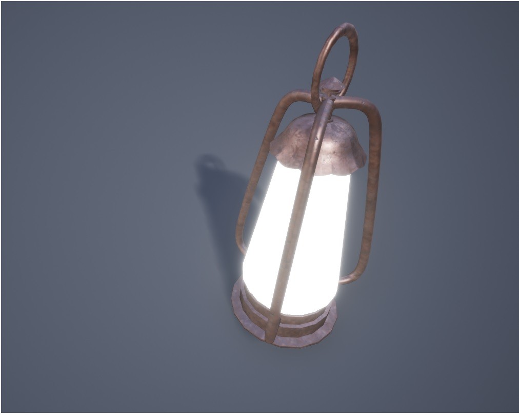 Old Lantern Free 3D Model - .fbx - Free3D