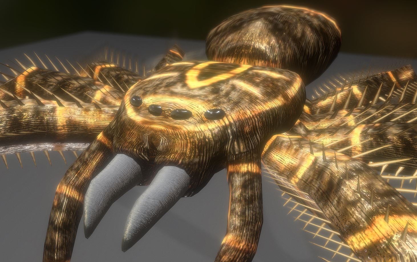 Spider Animated and Game-Ready Free 3D Model - .fbx .dxf .dae .blender ...