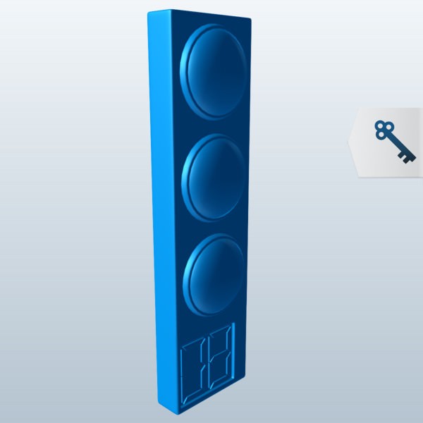 Light traffic signal V1 Free 3D Model - .obj .stl - Free3D