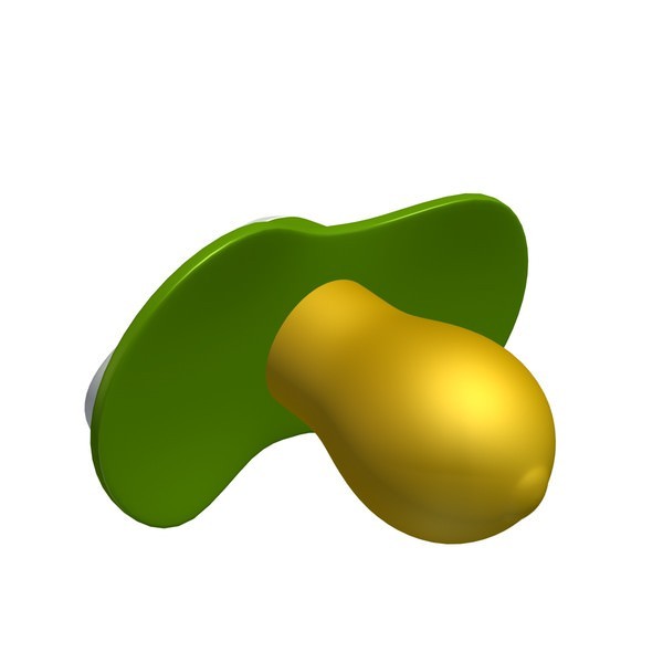 Pacifier v1 Free 3D Model - .obj .stl - Free3D