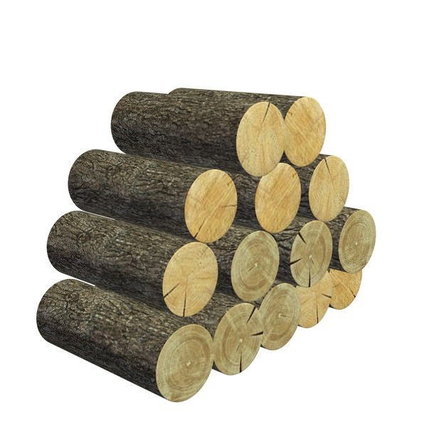 Wooden Log Stack v2 Free 3D Model - .obj .stl - Free3D