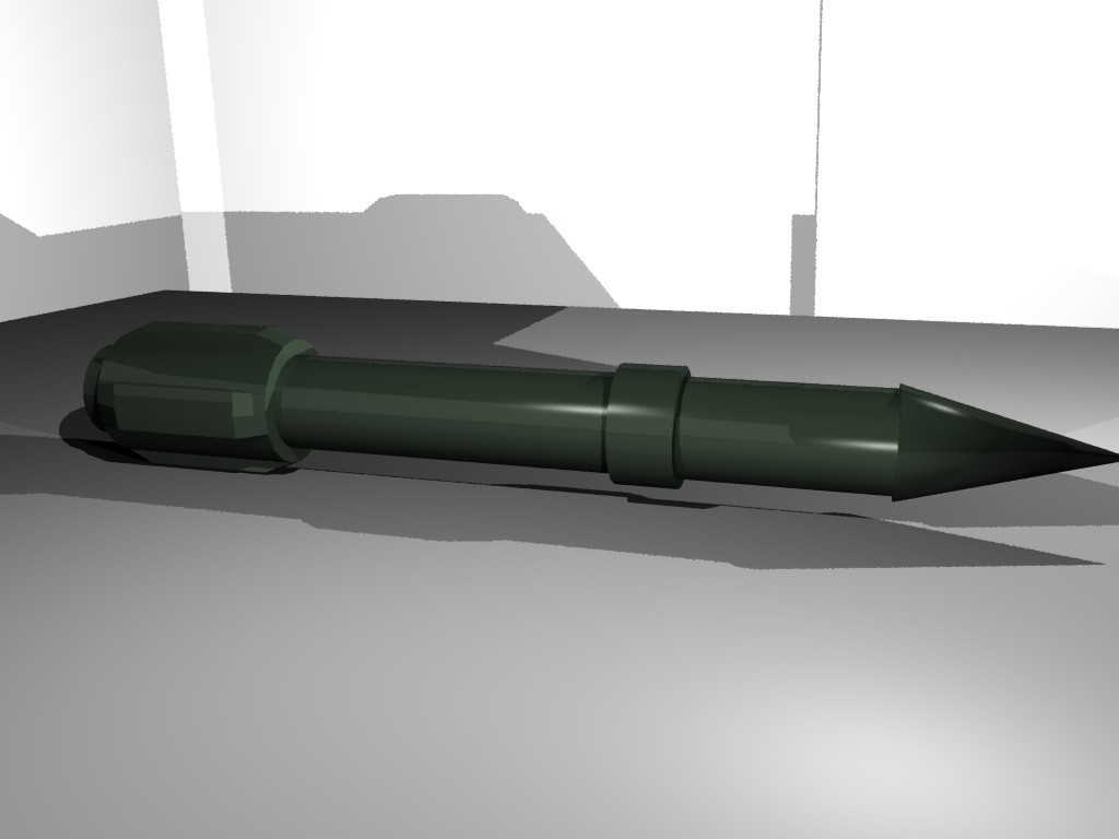 Missile Low poly Free 3D Model - .ma - Free3D