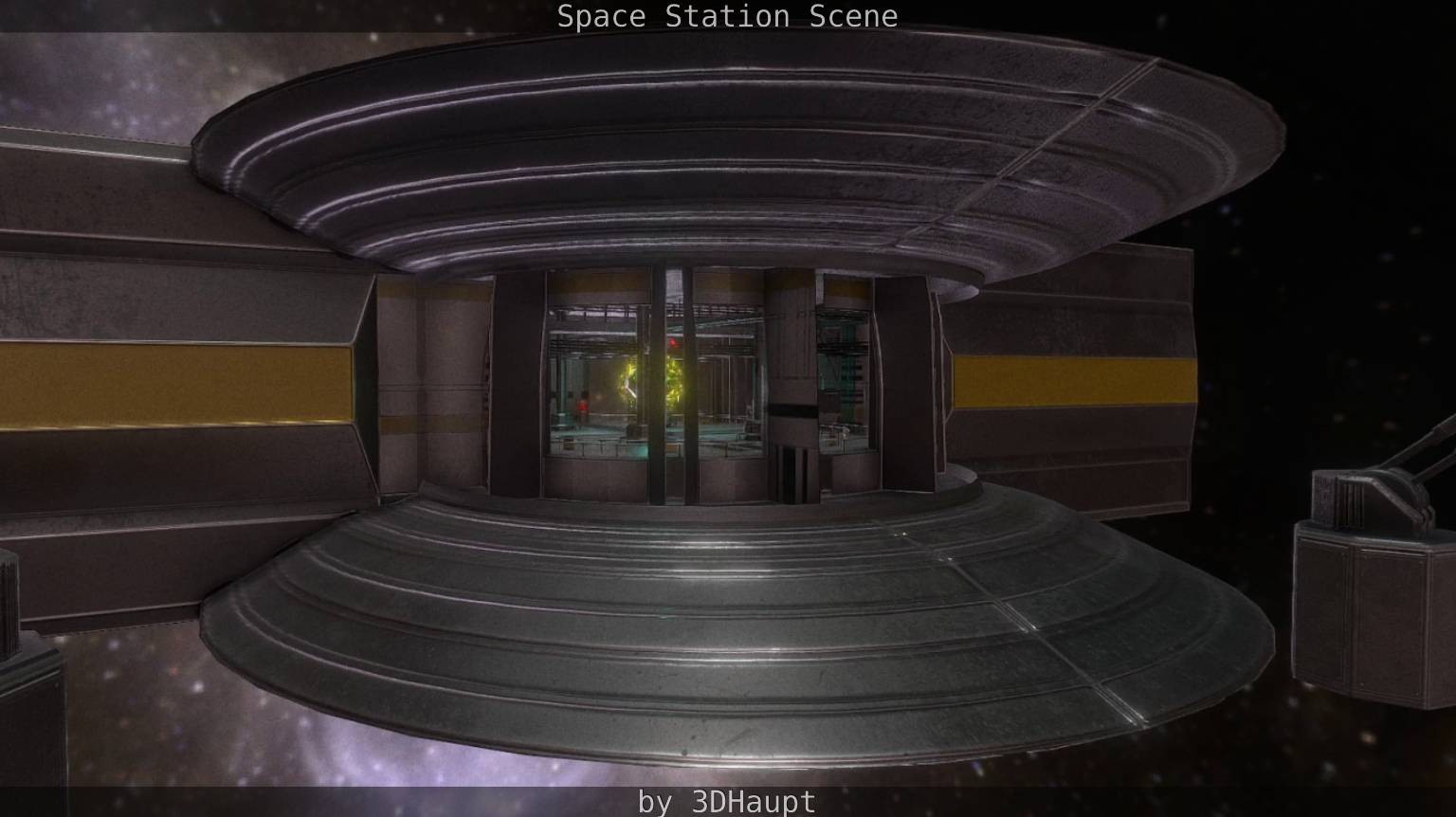 Space Station Scene Free 3D Model - .x .wrl .obj .abc .dae .tbscene ...