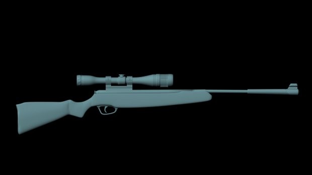 Air Rifle Free 3D Model - .ma .mb - Free3D