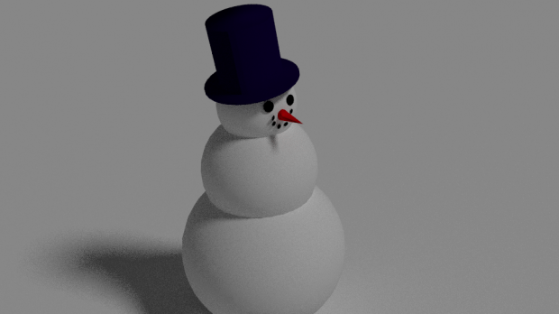 SNOWMAN Free 3D Model - .blend - Free3D