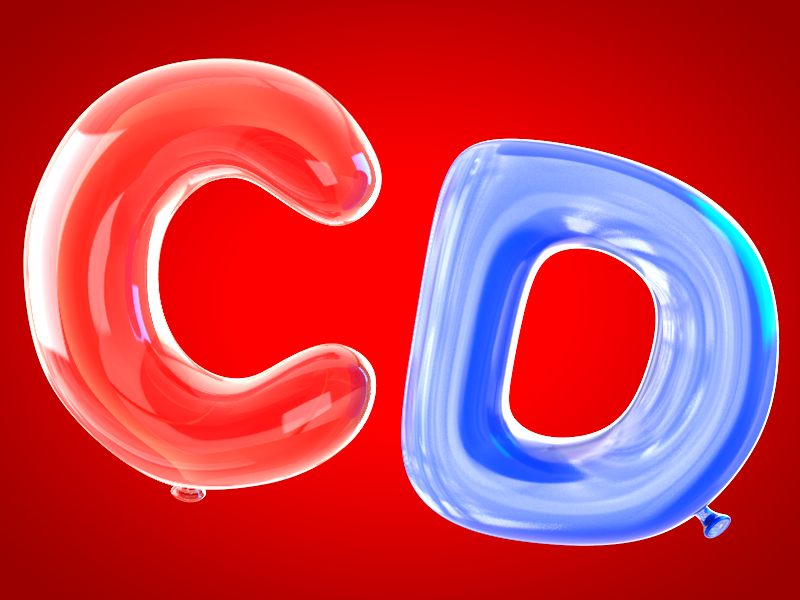 Balloon text Free 3D Model - .c4d - Free3D