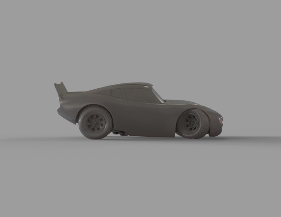 Mcqueen lightning Cars Posture 2 Free 3D Model - .stl - Free3D