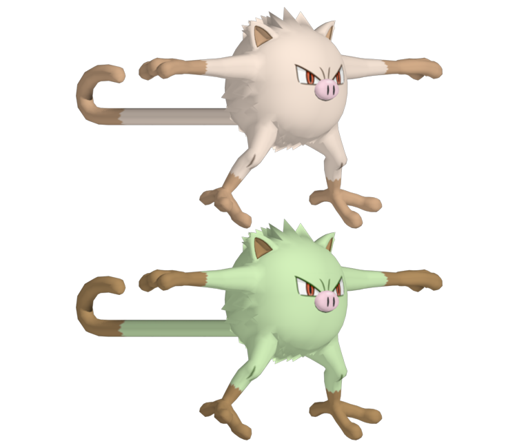 Mankey (Pokemon) Free 3D Model - .dae .fbx - Free3D