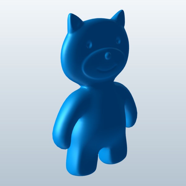 Cat in profile v1 Free 3D Model - .obj .stl - Free3D