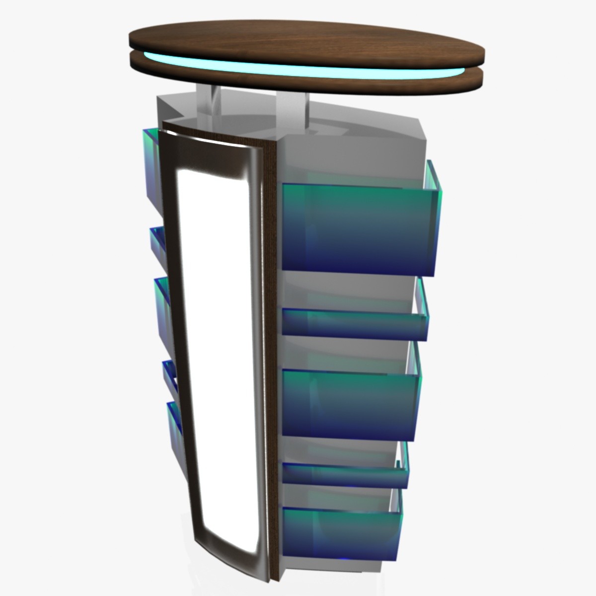 Lectern 3 Free 3D Model - .stl .obj .max .fbx .dxf .dae .3ds - Free3D