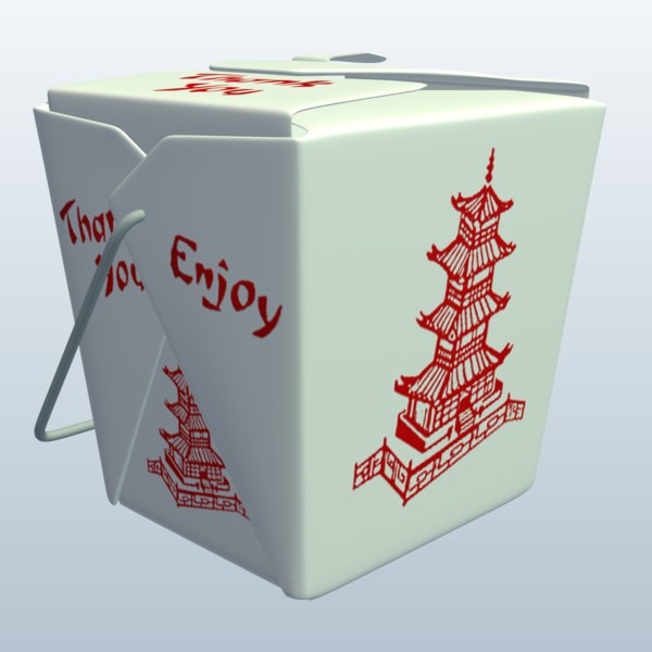ToGo box Chinese small v1 Free 3D Model - .obj .stl - Free3D
