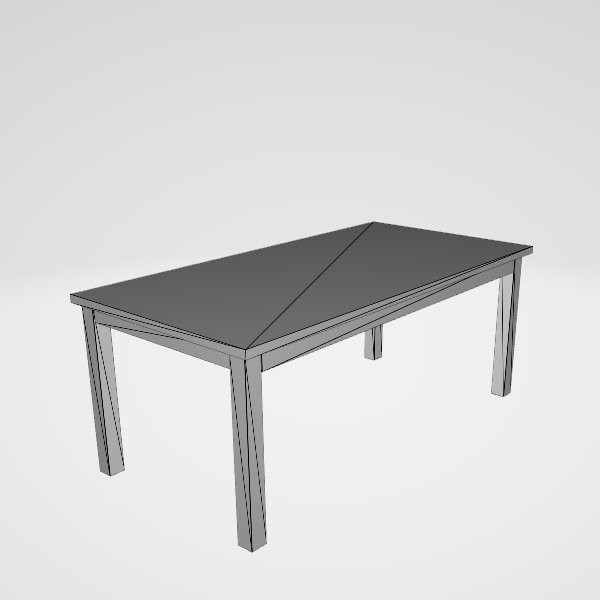 Simple Table Free 3D Model - .max .fbx - Free3D