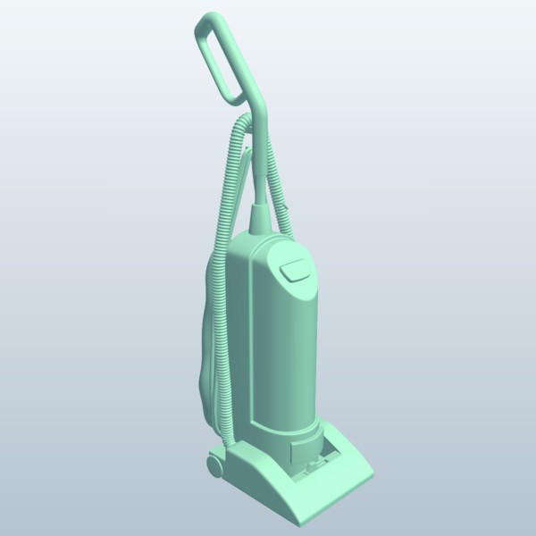 Commercial indoor upright vacuum cleaner v1 Free 3D Model - .obj .stl ...
