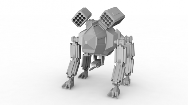 4 Leg Mecha Free 3D Model - .3ds .fbx - Free3D
