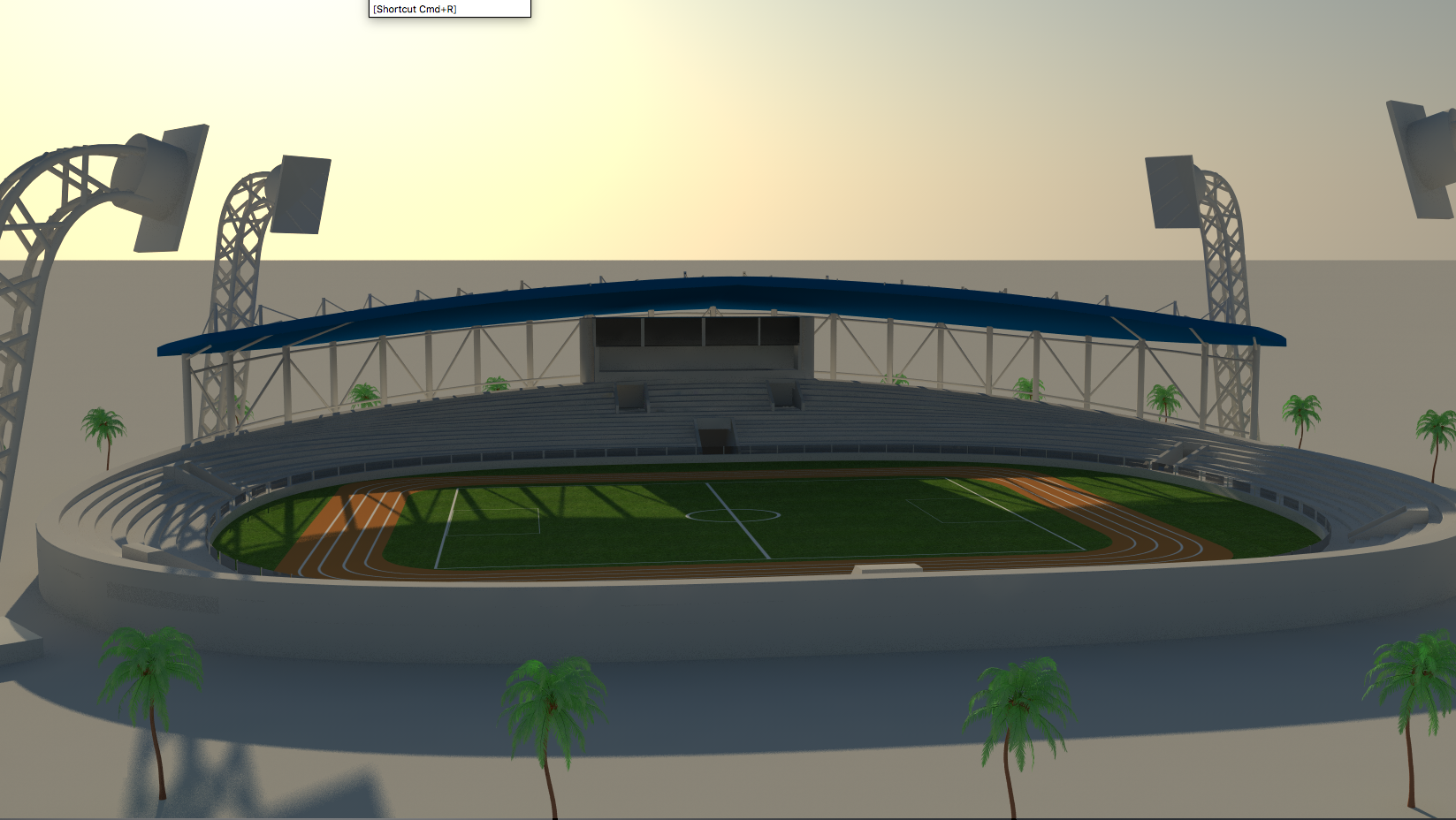 Stadium Free 3D Model - .c4d - Free3D