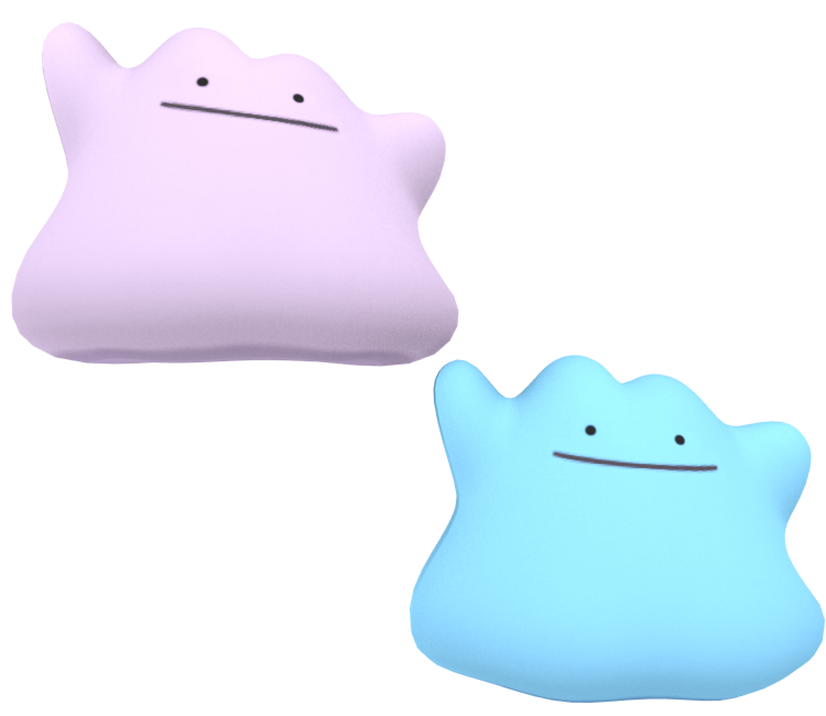 Ditto (Pokemon) Free 3D Model - .dae .fbx - Free3D