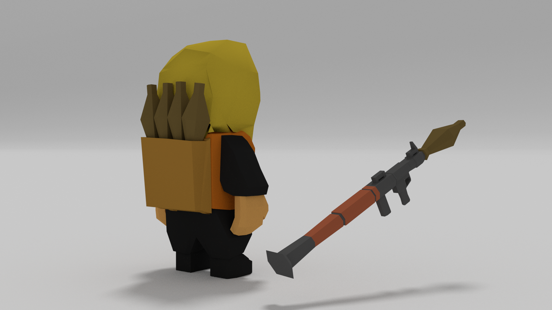 Low Poly Rigs Soldier Free 3D Model - .obj .blend .fbx - Free3D