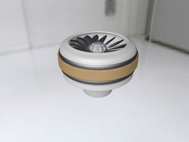 Simple Jet Enginee Free 3D Model - .3ds .obj .c4d .fbx - Free3D