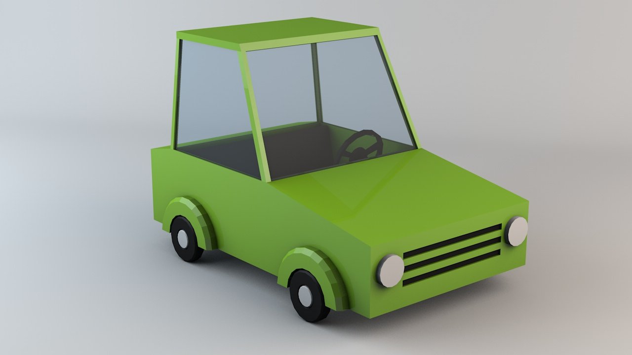 Low Poly Car Free 3D Model - .obj - Free3D