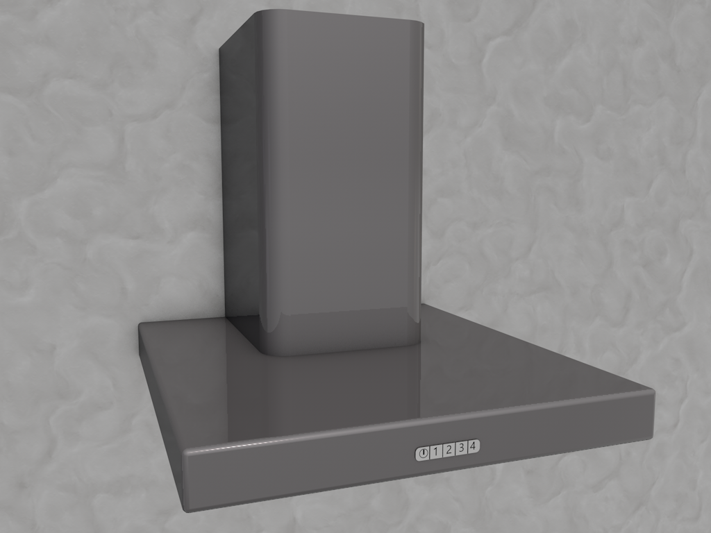 Square Cooker Canopy Free 3D Model - .3ds .obj .c4d .mtl - Free3D