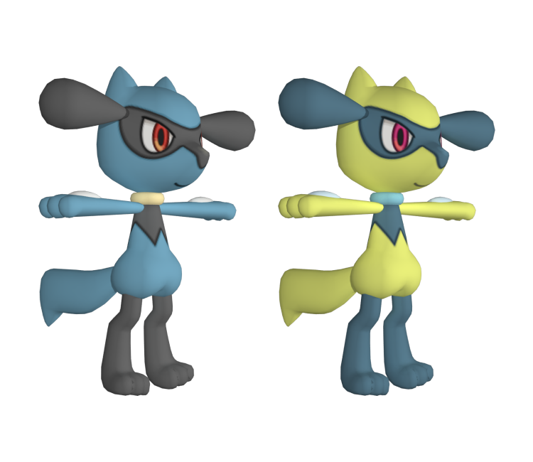 Riolu (Pokemon) Free 3D Model - .dae .fbx - Free3D